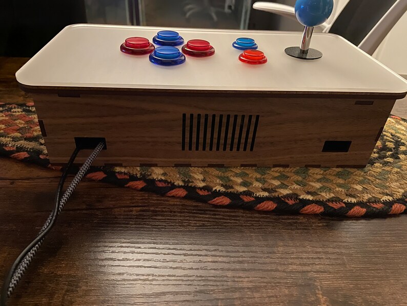 Retropie Retro Arcade Walnut and Blue Joystick - Etsy