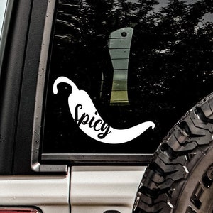 Spicy Pepper Vinyl Decal choose a Size & Color LAPTOP CAR - Etsy
