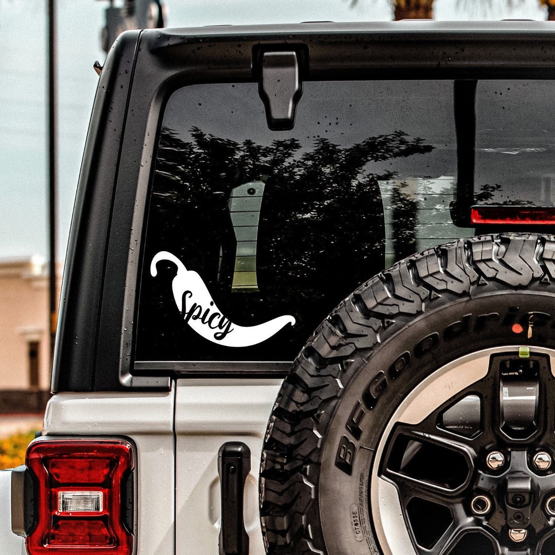 Spicy Pepper Vinyl Decal choose a Size & Color LAPTOP CAR - Etsy