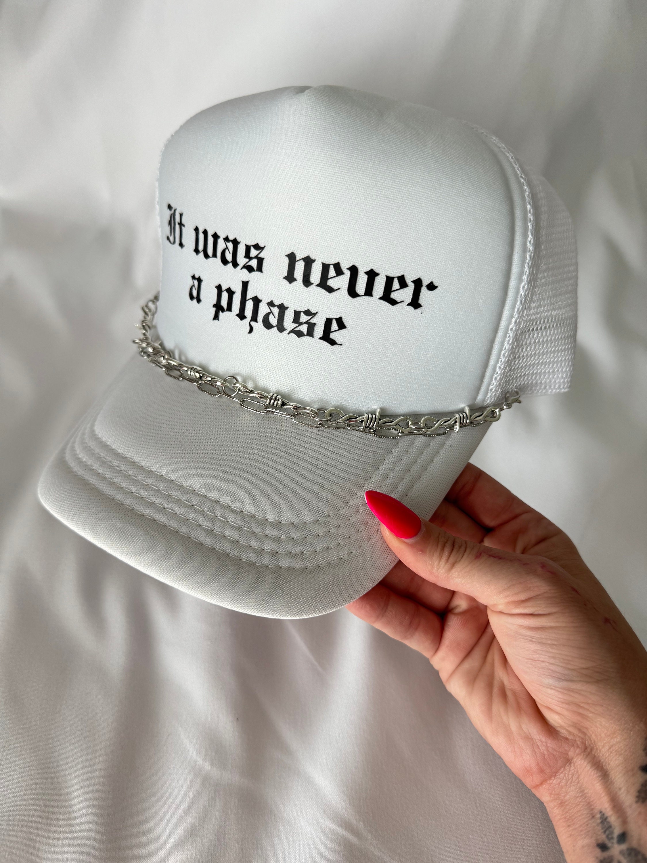 It Was Never a Phase Foam Trucker Hat {cute Trucker Hat Funny Elder Emo ...