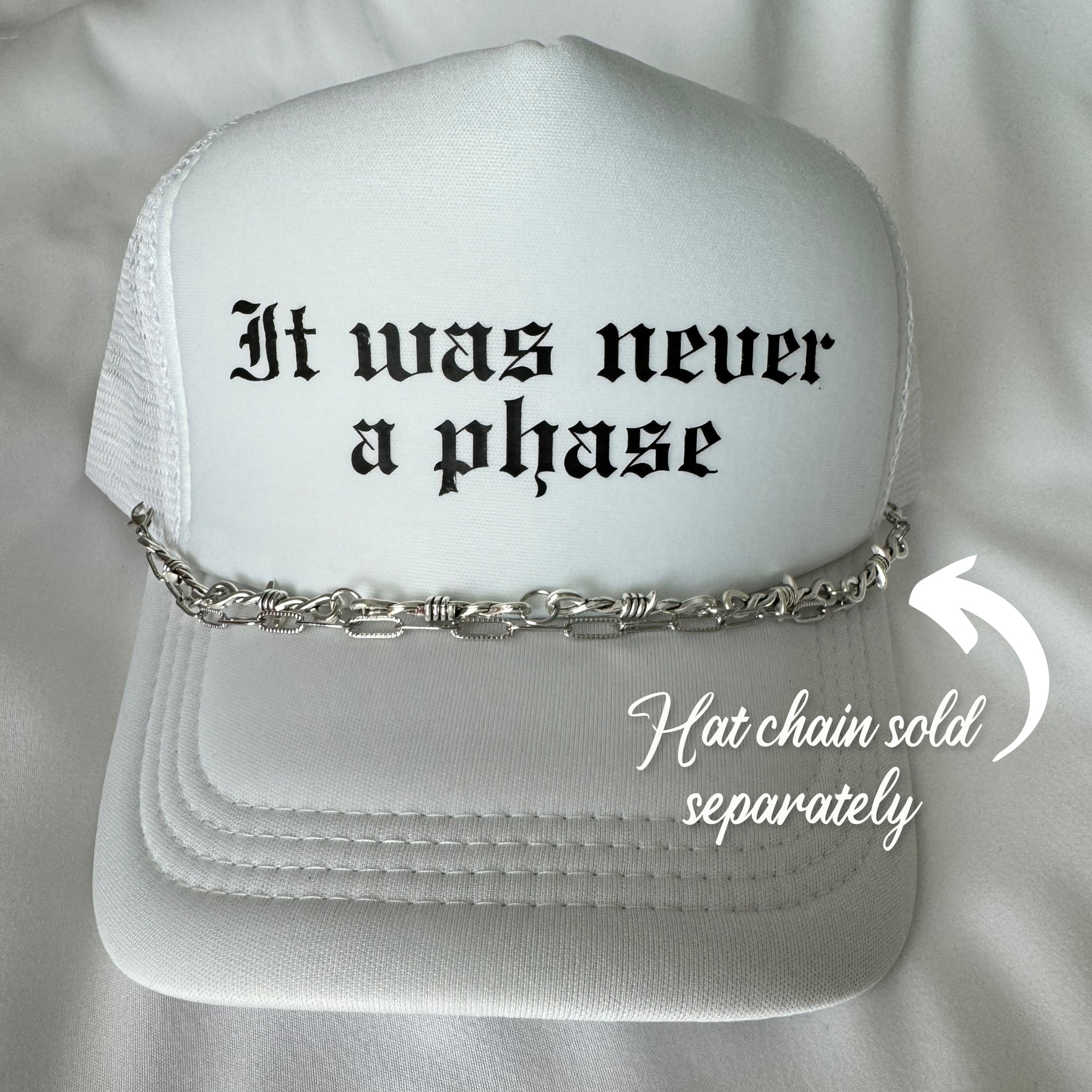 It Was Never a Phase Foam Trucker Hat {cute Trucker Hat Funny Elder Emo ...