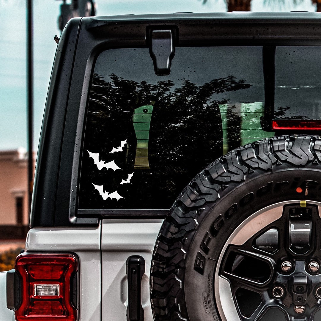 Flying Bats Spooky Decal CAR | LAPTOP | PHONE {choose Size & Color ...