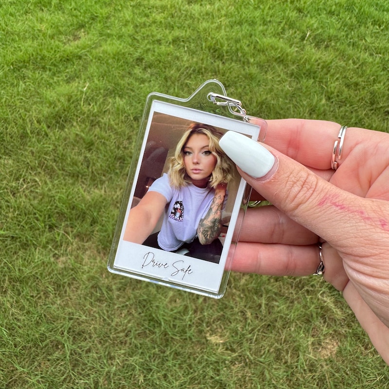 Mini Polaroid Keychain - Etsy