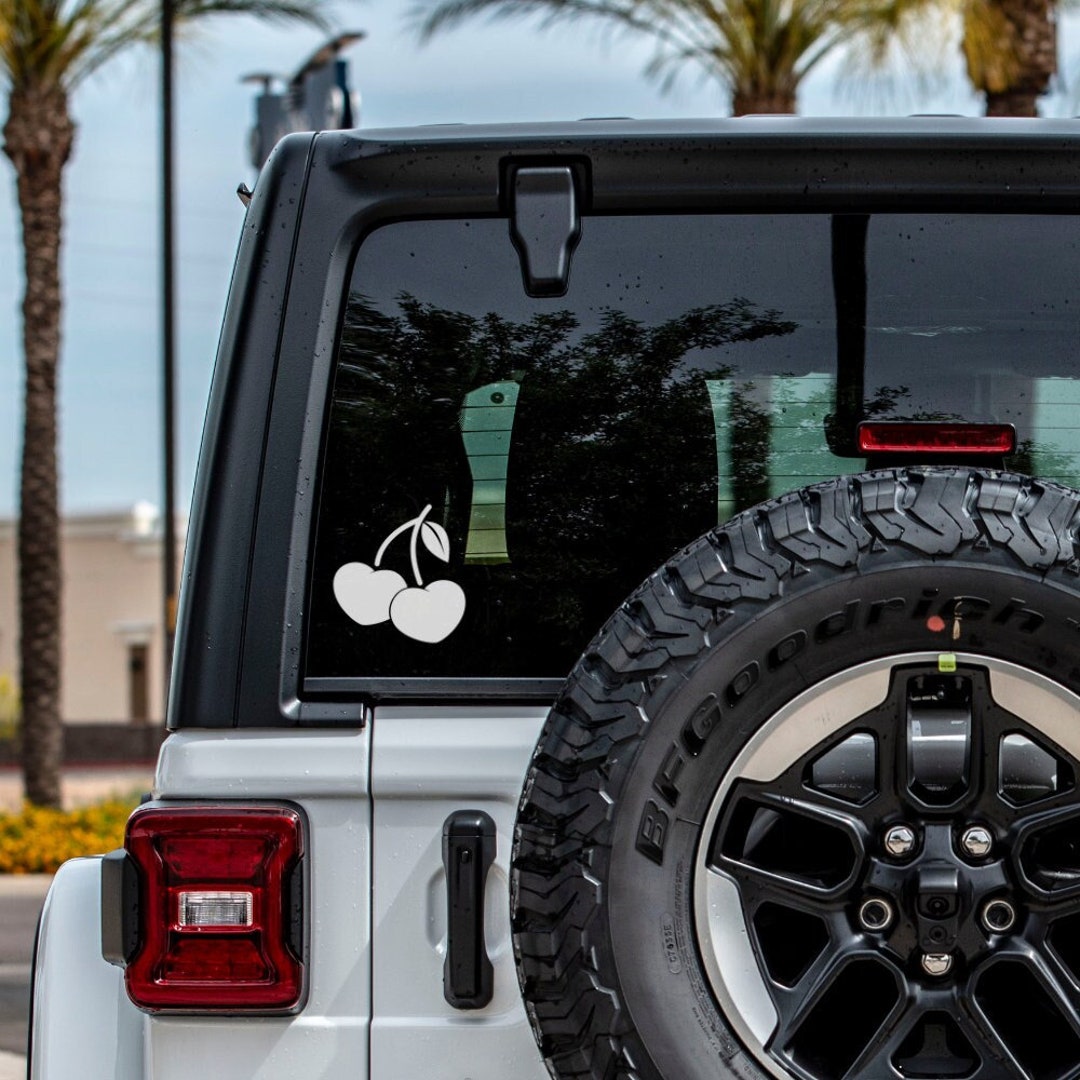 Cherry Vinyl Decal | Cherry Car Decal | Cherries Decal | Cherry Sticker ...