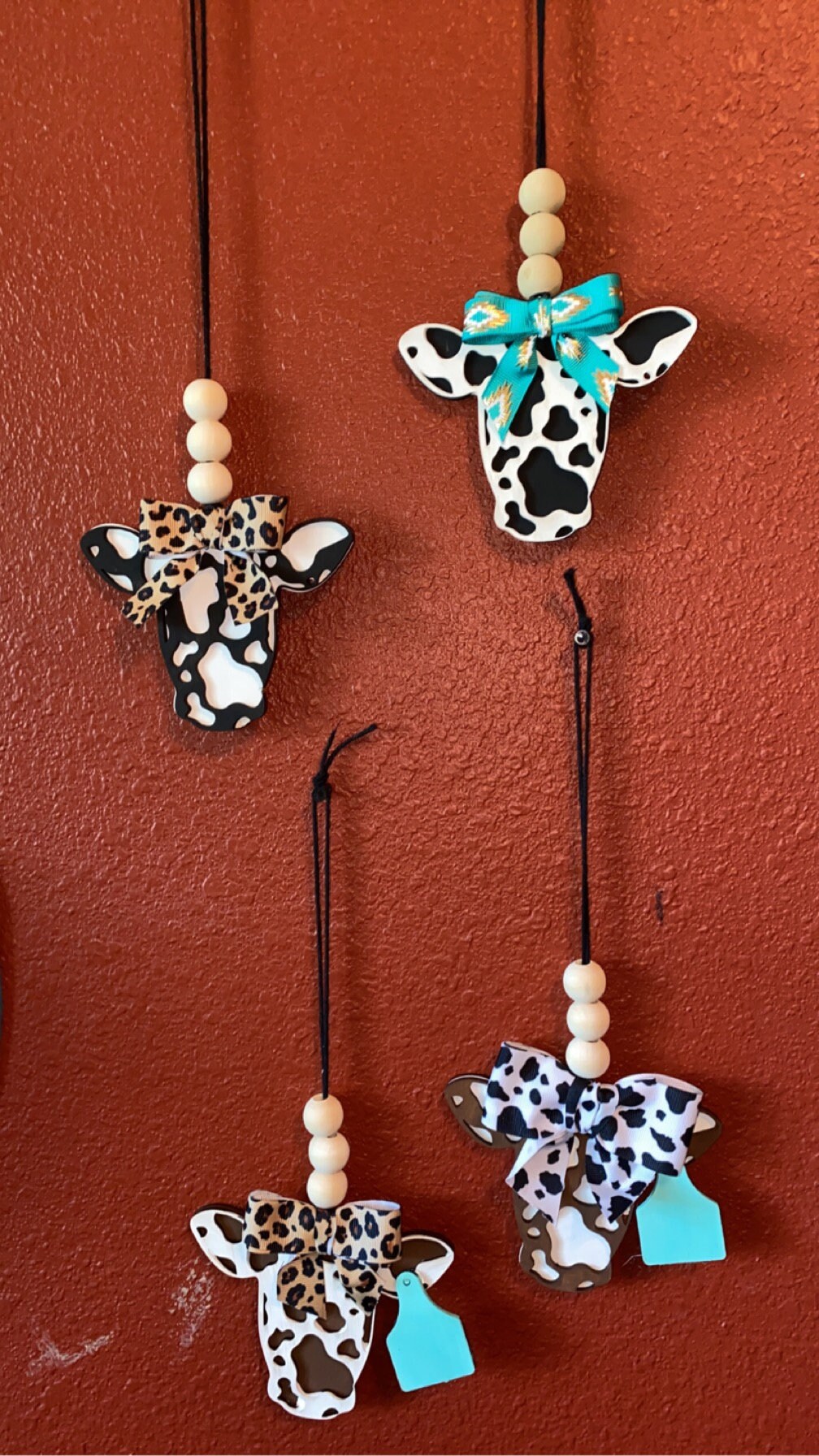 Cow Head Mirror Decor - Etsy