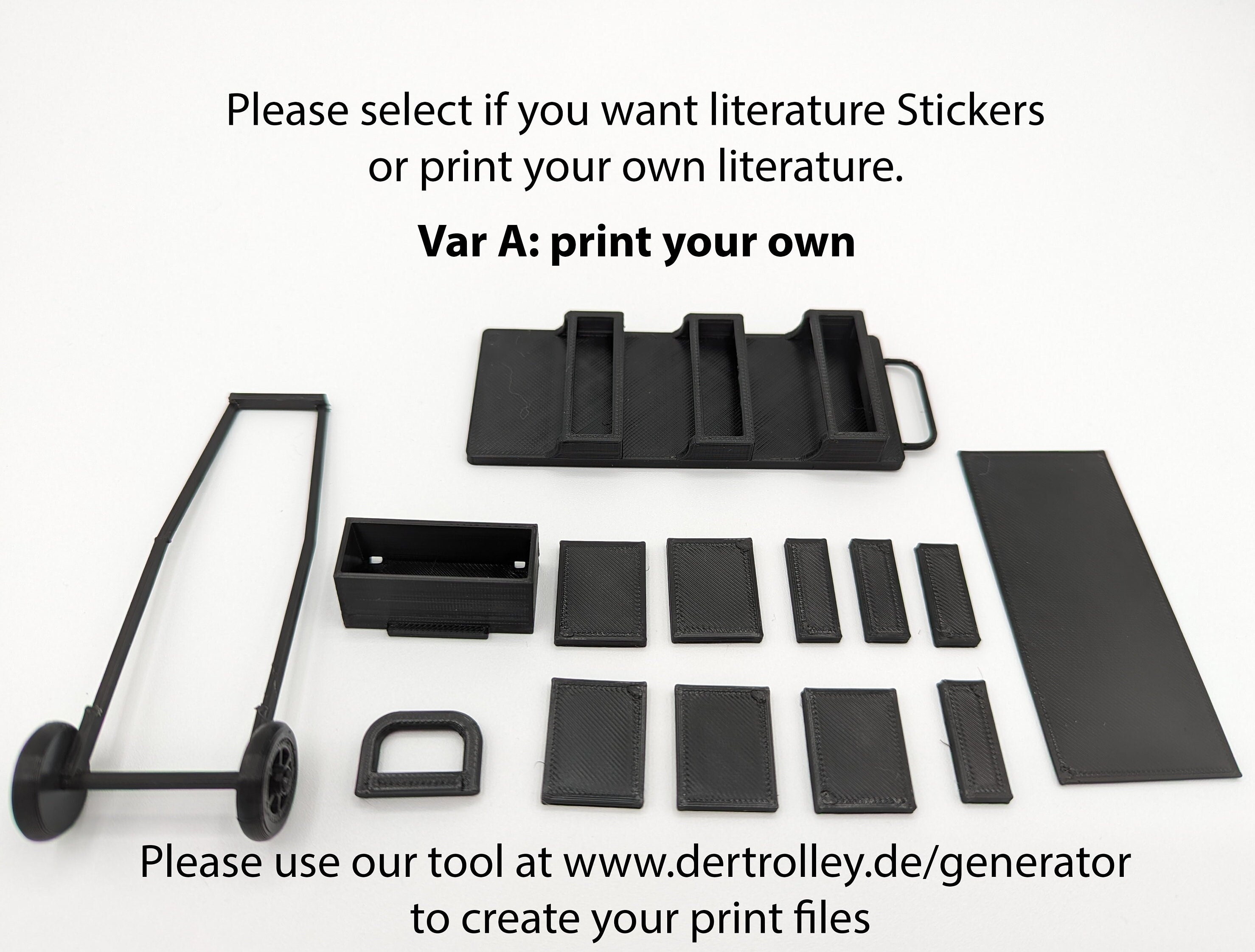 JW Trolley Literature Cart Model Craft Kit - Etsy