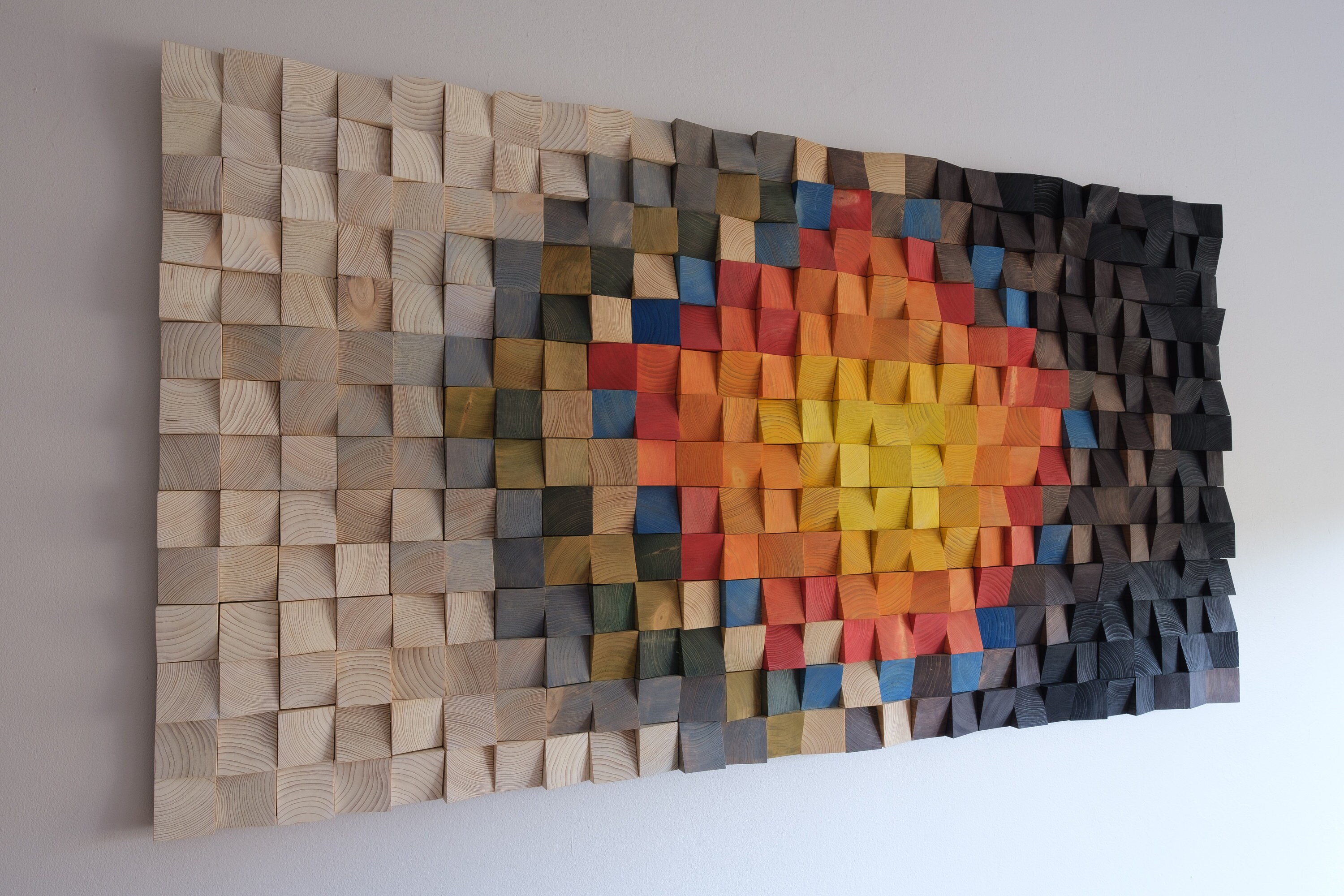 Reclaimed Wood Art sun Wood Wall Art-wooden Sound - Etsy