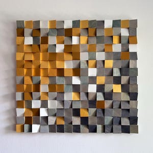 Reclamed Wood Art - Sun Rays - Wood Wall Art- Wooden Sound Diffusor ...
