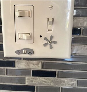 Light Switch Decals, Light Switch Labels, Light Switch Stickers ...