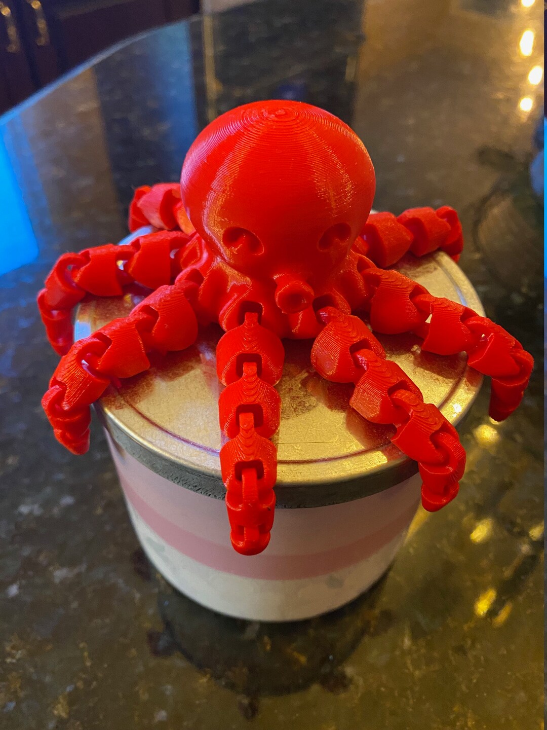 Fun Fidget Octopus With Articulating Tentacles / Keychain - Etsy