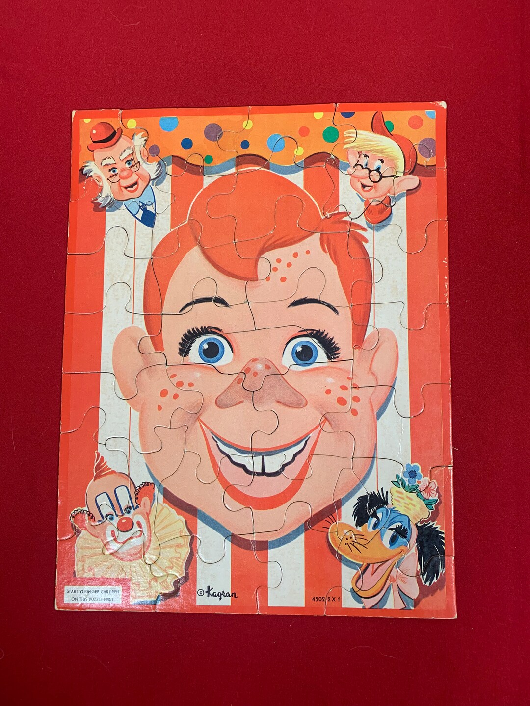 Vintage Howdy Doody Puzzle 1950s Original - Etsy