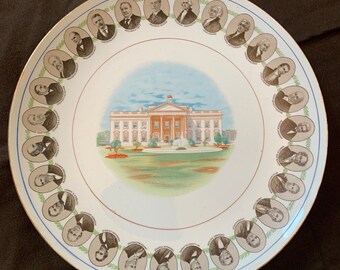 Us Presidents Plate - Etsy