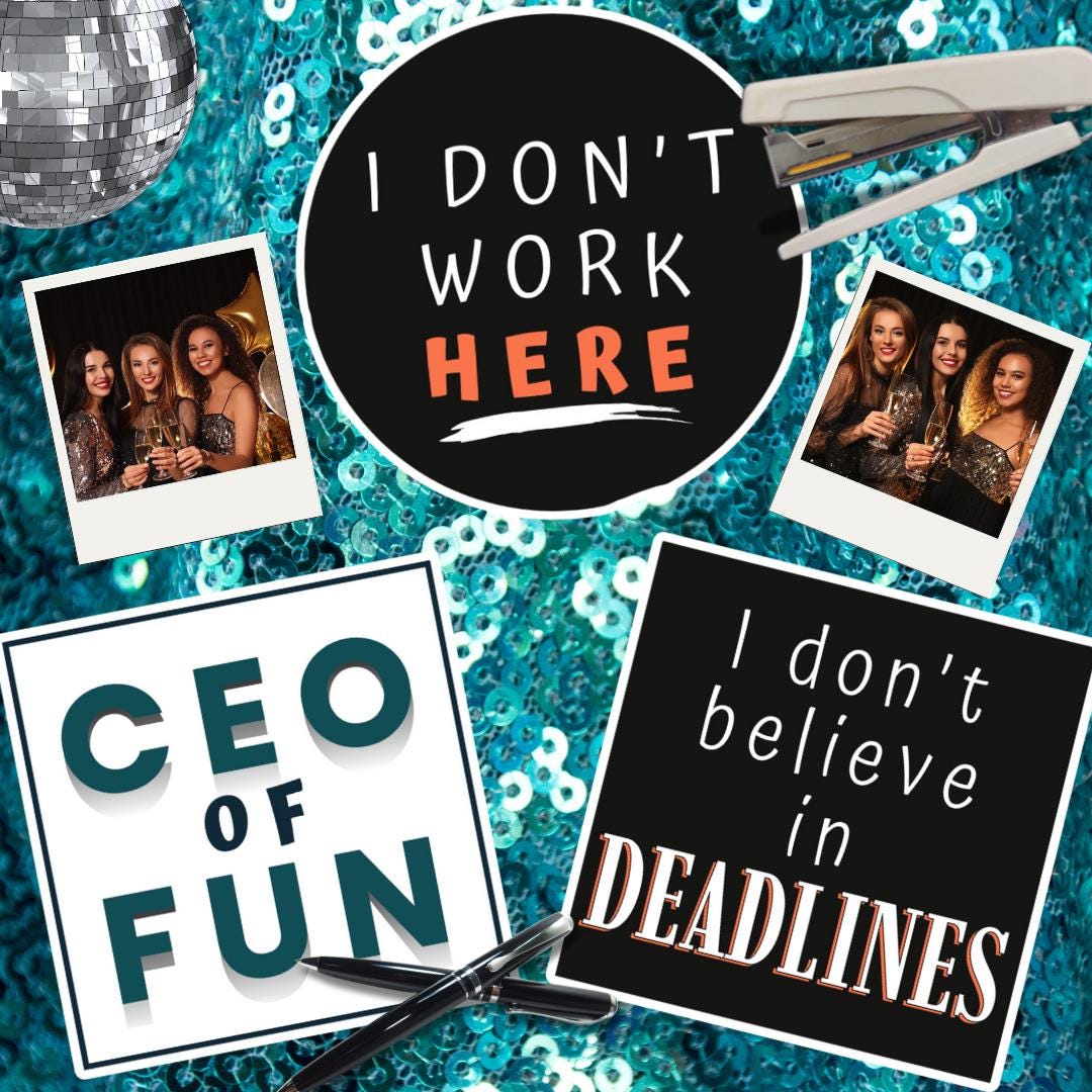 Work Party Photo Booth Props, Corporate Props, Custom Photo Signs ...