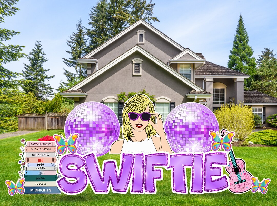 Swiftie Yard Sign, Swiftie Party Decorations, Teen Birthday Yard Signs ...