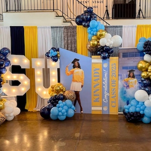 Graduation Backdrop, Grad Photo Board, Grad Books Backdrop, Graduation ...