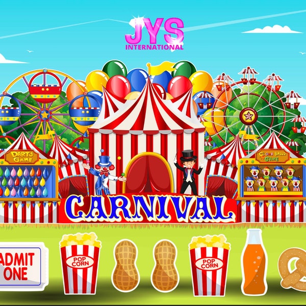 Carnival Yard Signs - Etsy