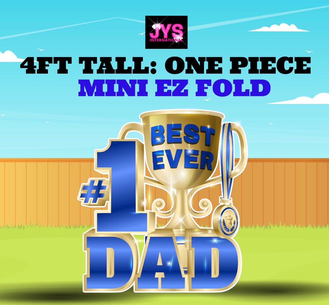 Best Dad Yard Sign, Fathers Day Prop, Gifts for Dad, Fathers Day Decor ...