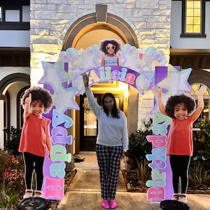 Custom Birthday Arch Entryway, Birthday Archway, Birthday Gifts, Happy ...