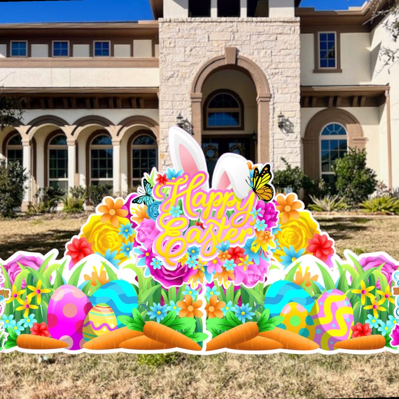 Easter Yard Signs - Etsy