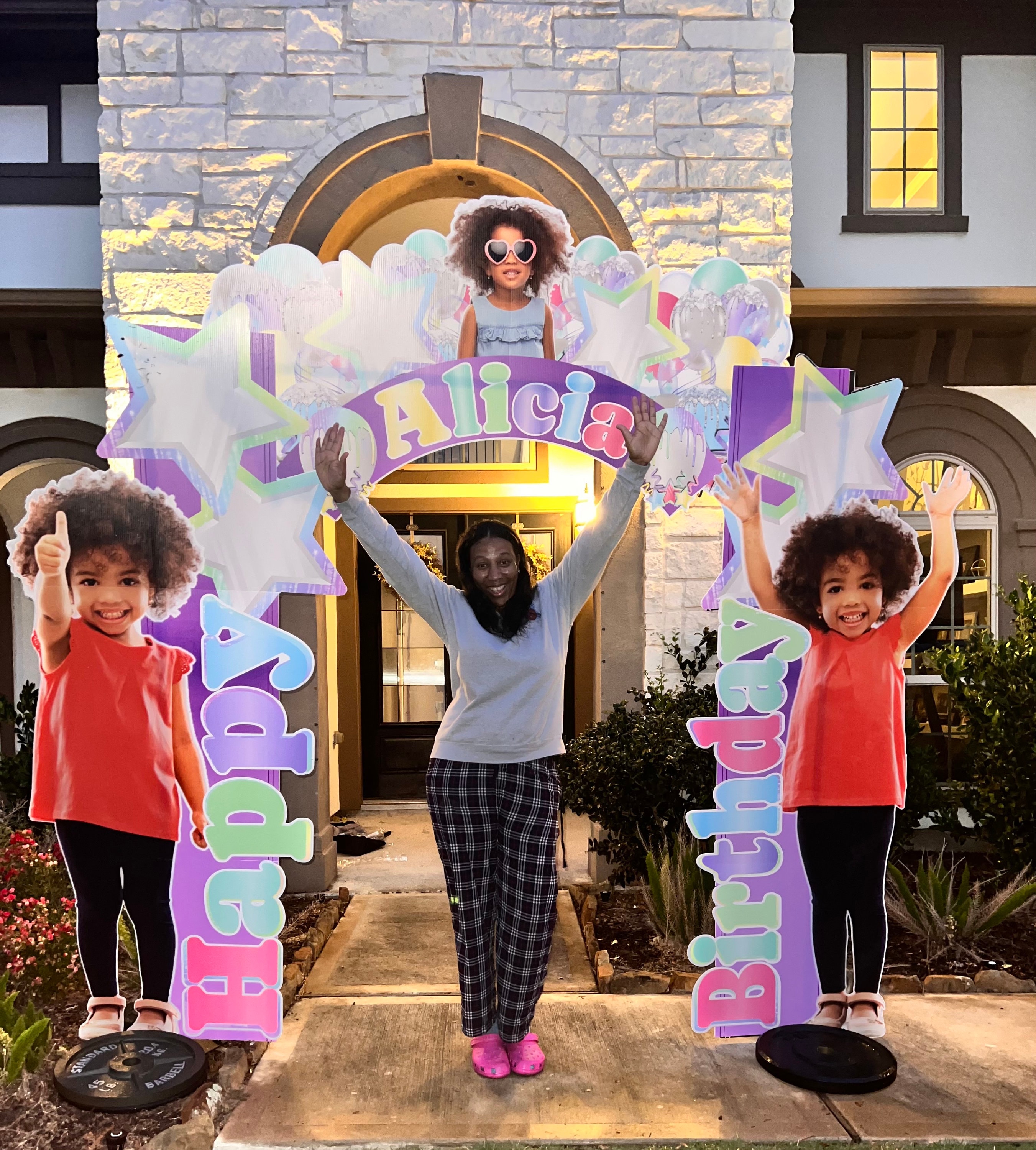 Custom Birthday Arch Entryway, Birthday Archway, Birthday Gifts, Happy ...