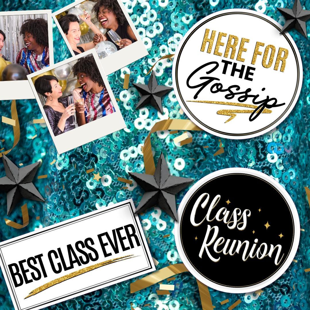 Class Reunion Photo Booth Props, Custom Photo Booth Props, 360 Photo ...