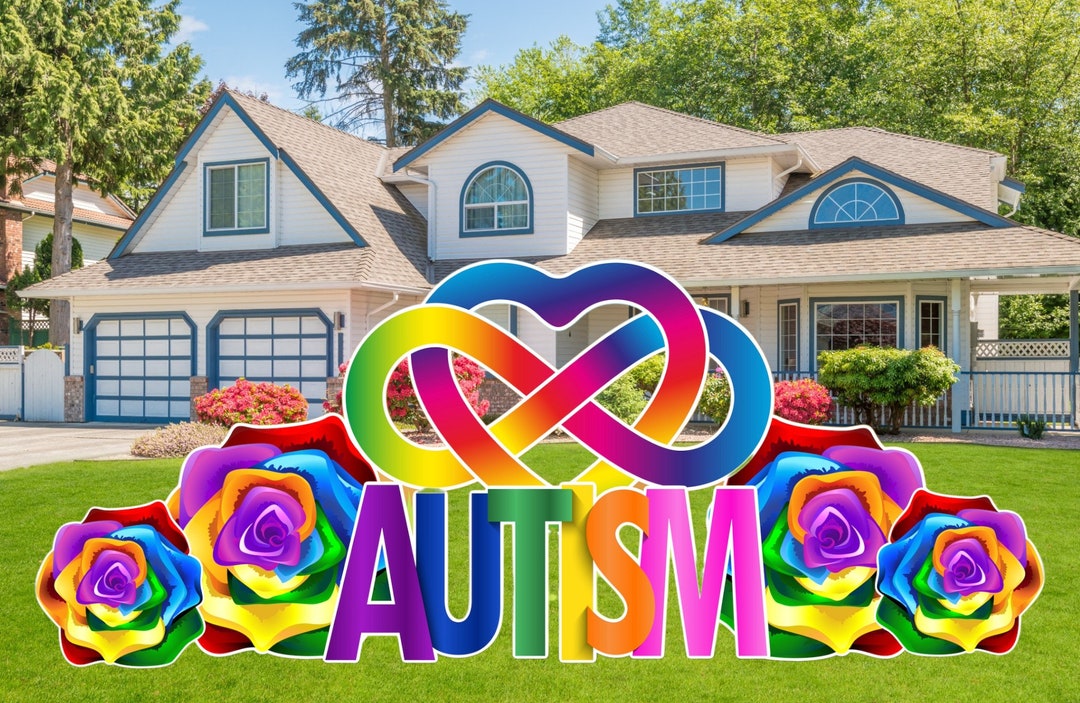 Autism Themed Yard Signs, Autism Awareness Lawn Signs, National Autism ...