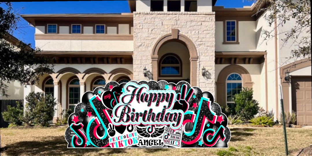 8ft WIDE Social Media Themed Birthday Sign: Social Media Party ...