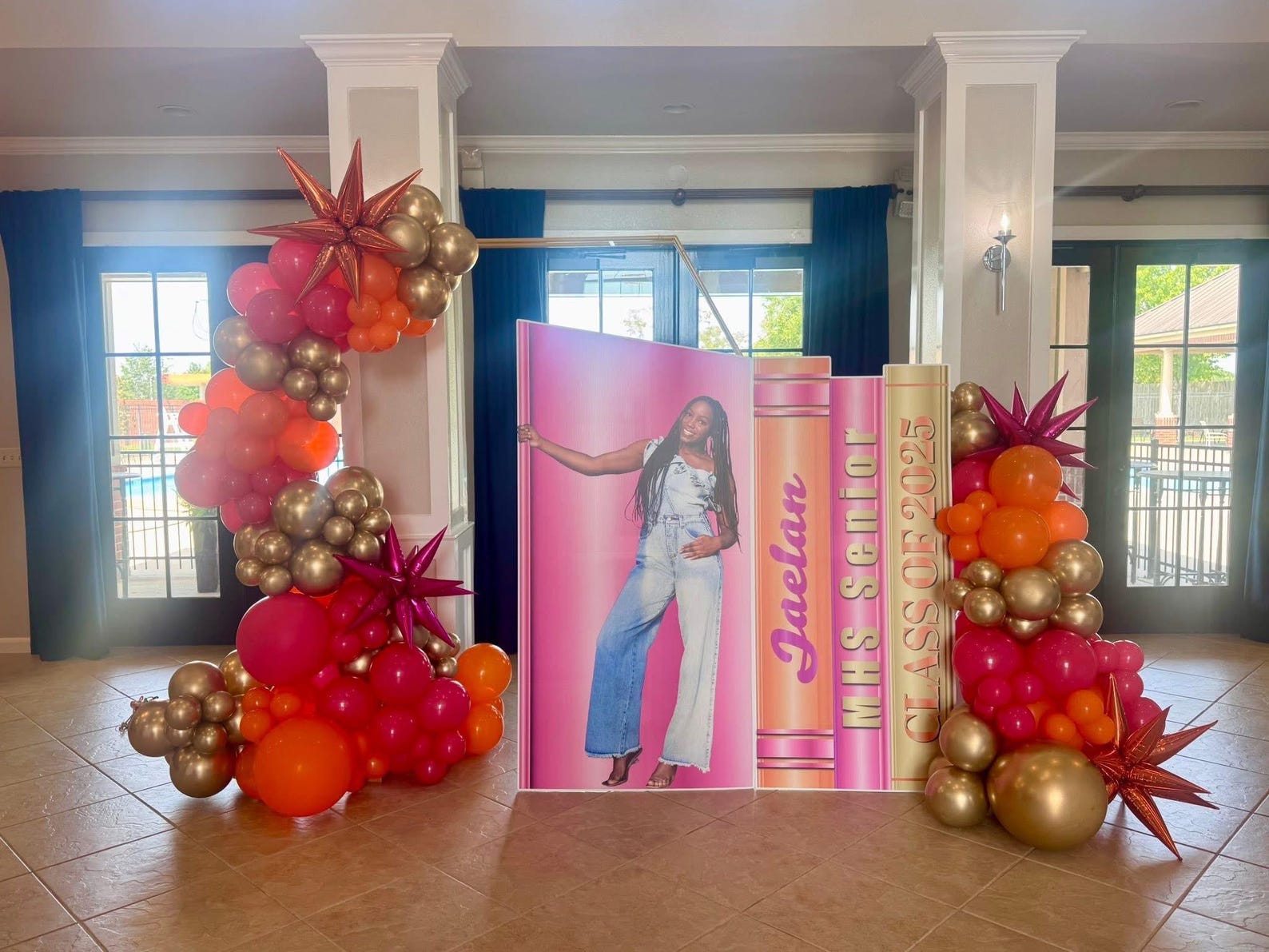 Graduation Backdrop, Grad Photo Board, Grad Books Backdrop, Graduation ...