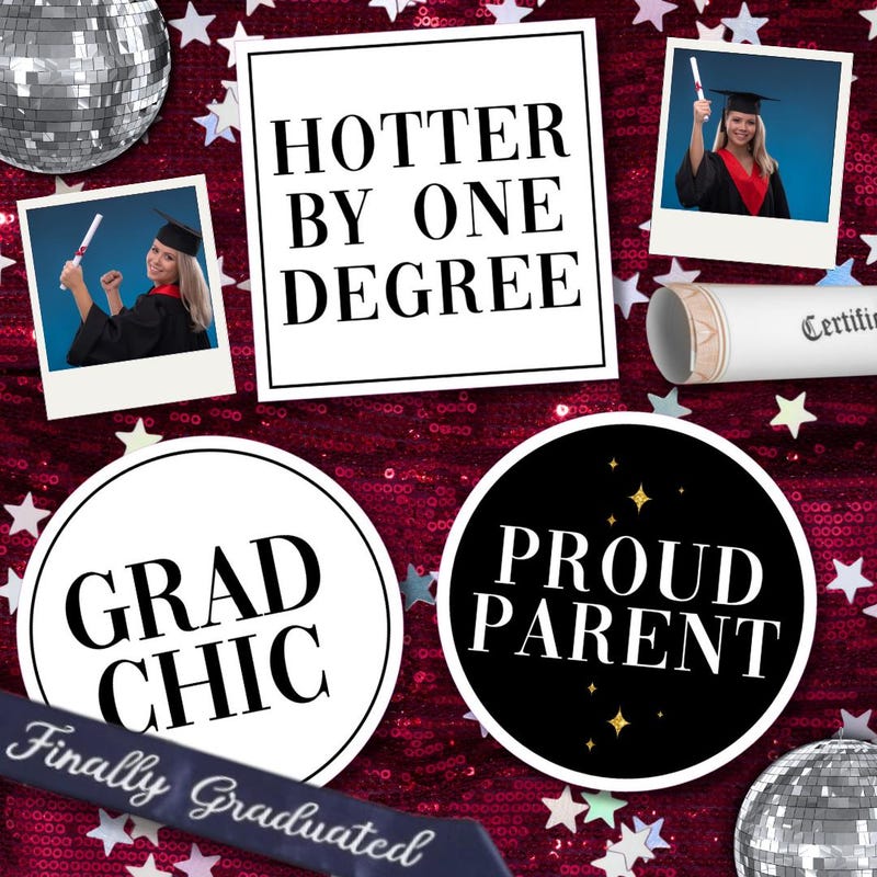 Graduation Photo Booth Props - Etsy