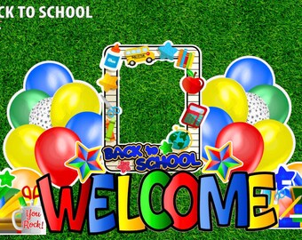 Welcome Back Yard Sign - Etsy