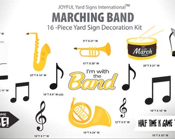 Band Yard Signs - Etsy