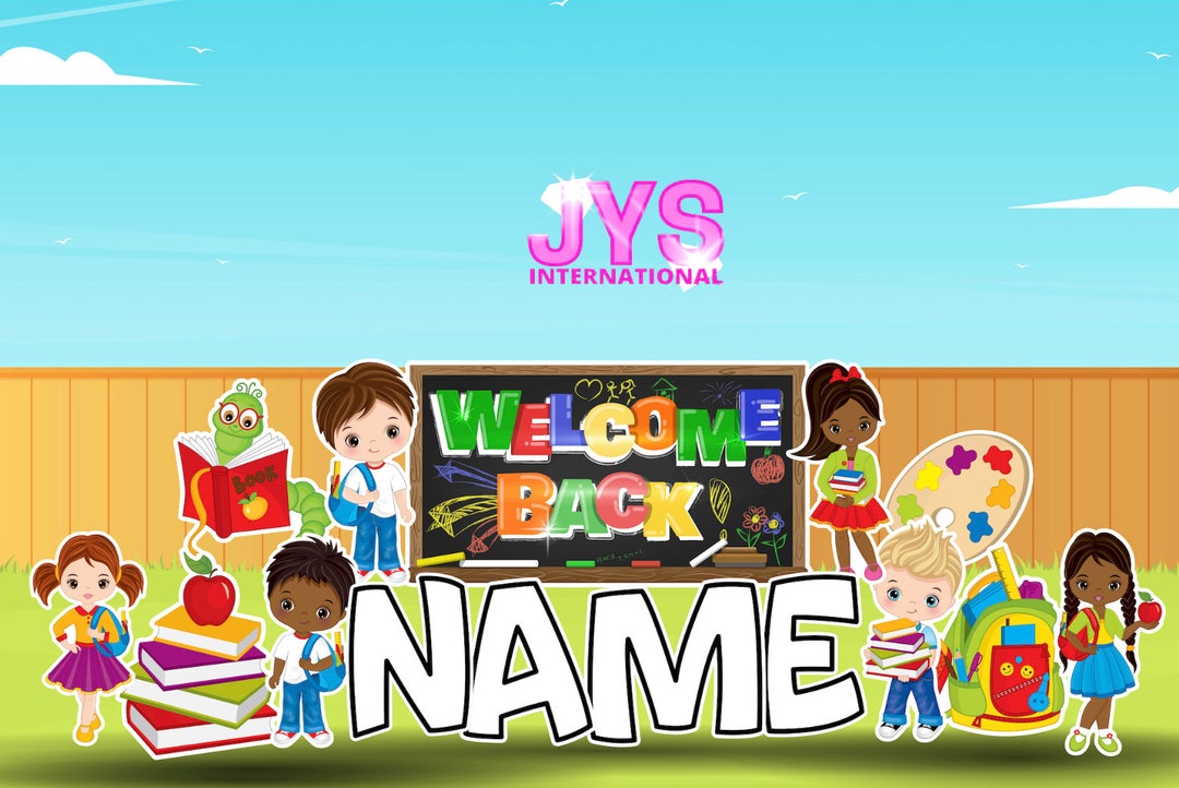 Welcome Back Chalkboard: Party Lawn Decorations, Large Yard Greeting ...