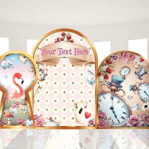 Wonderland Arched Backdrop, Onederland Arched Backdrop, Wonderland ...