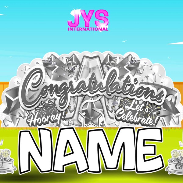 Congratulations Large Yard Sign - Etsy
