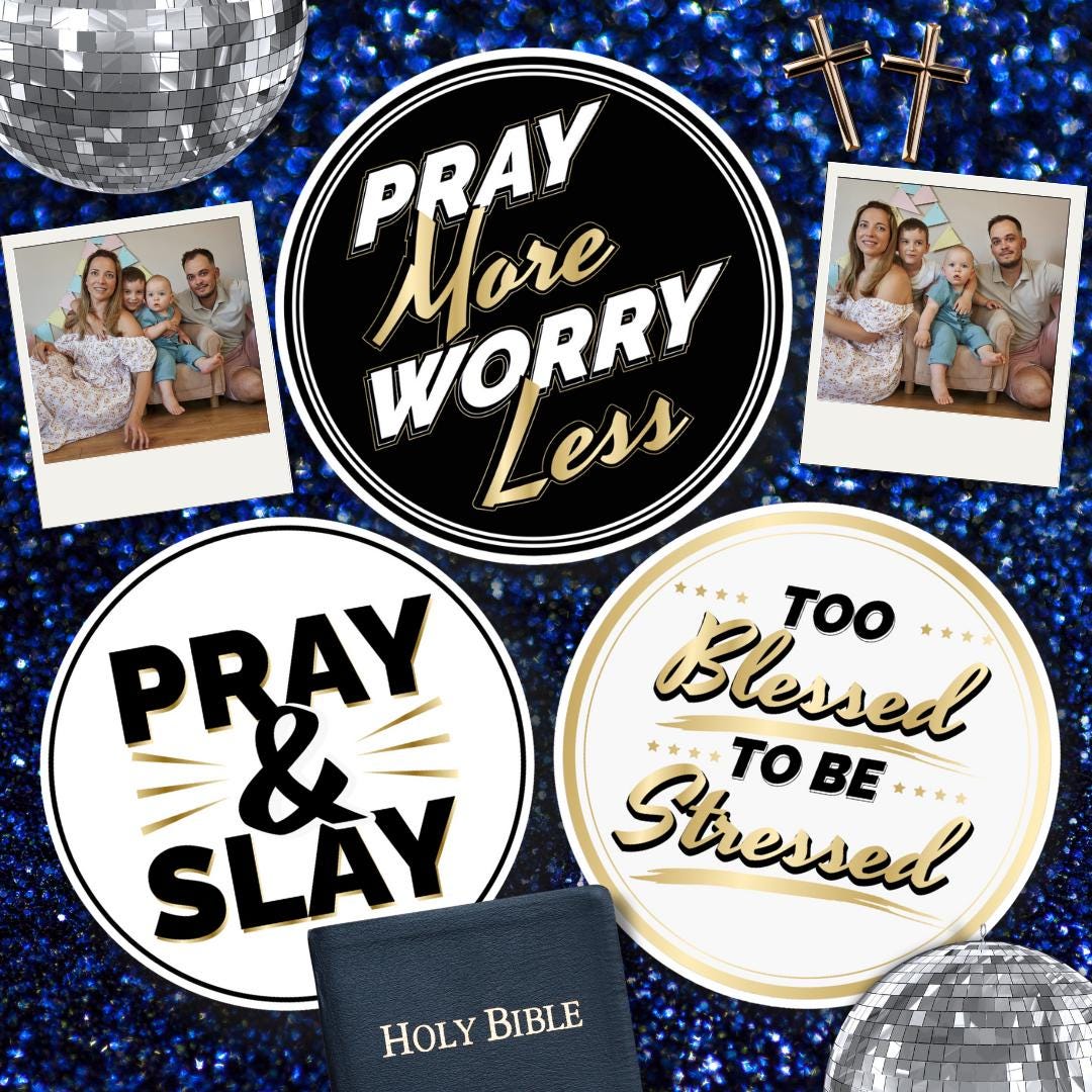 Church Photo Booth Prop Set, Custom Religious Photo Booth Props, 360 ...