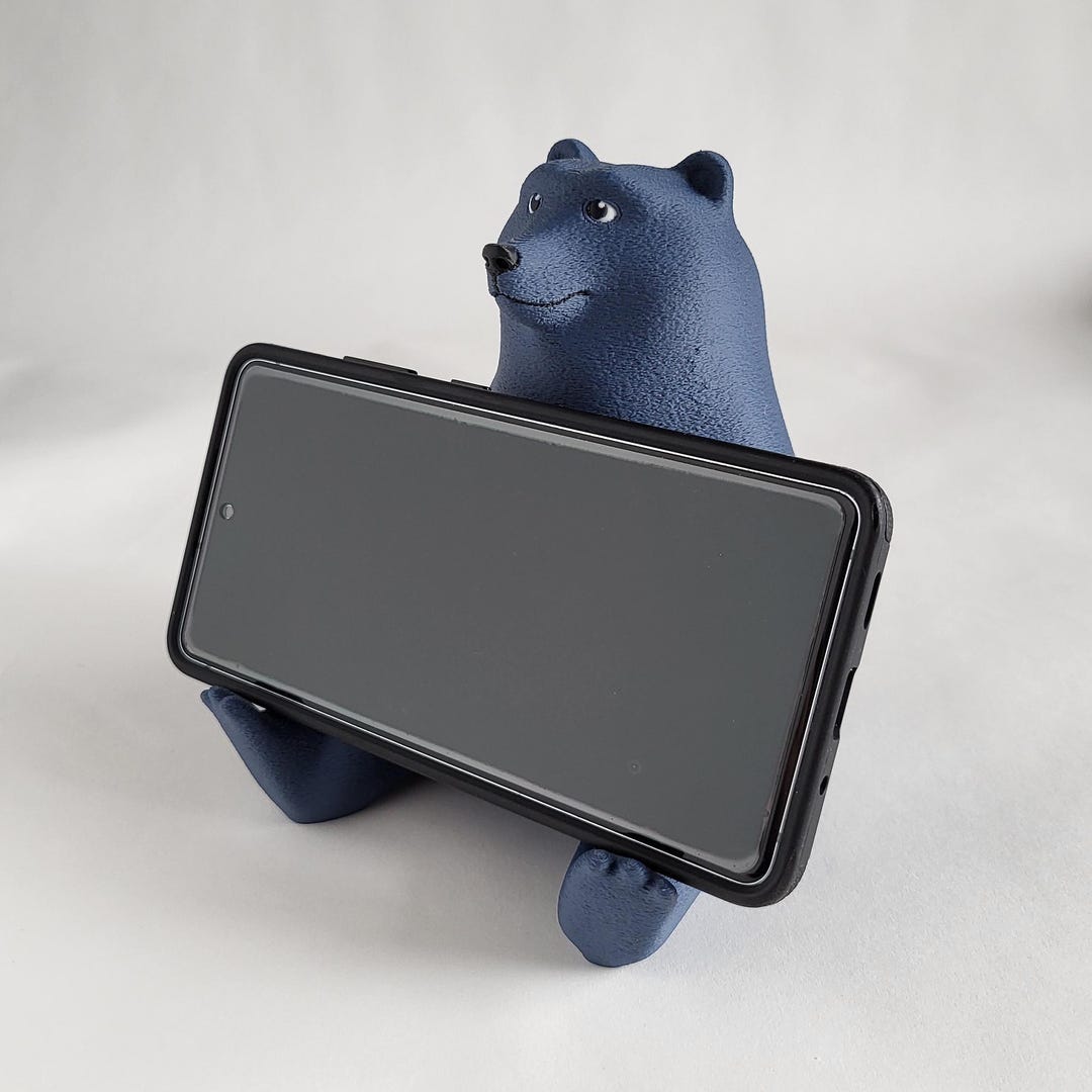 Adorable Bear Phone Holder, Phone Stand Desk Organizer, Cute Desk ...