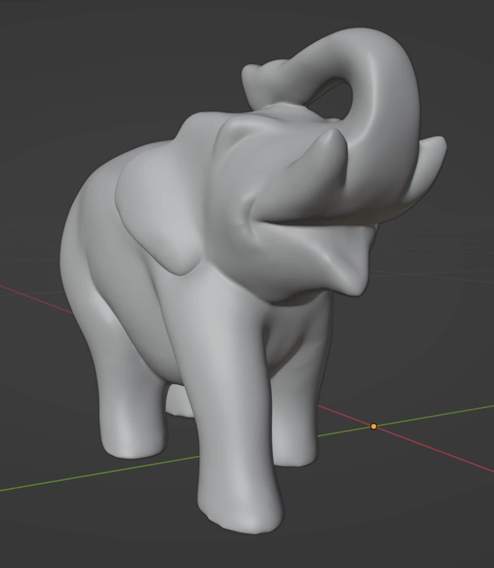 Elephant 3D Model: STL and OBJ Files for 3D Printing - Etsy