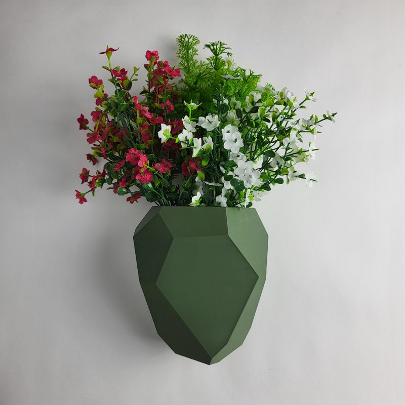 Geometric Wall Planter - Etsy