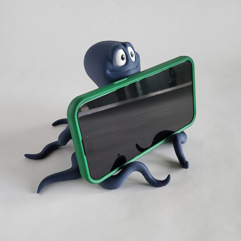 Octopus Phone Holder, Phone Stand Desk Organizer, Four Different Angles ...
