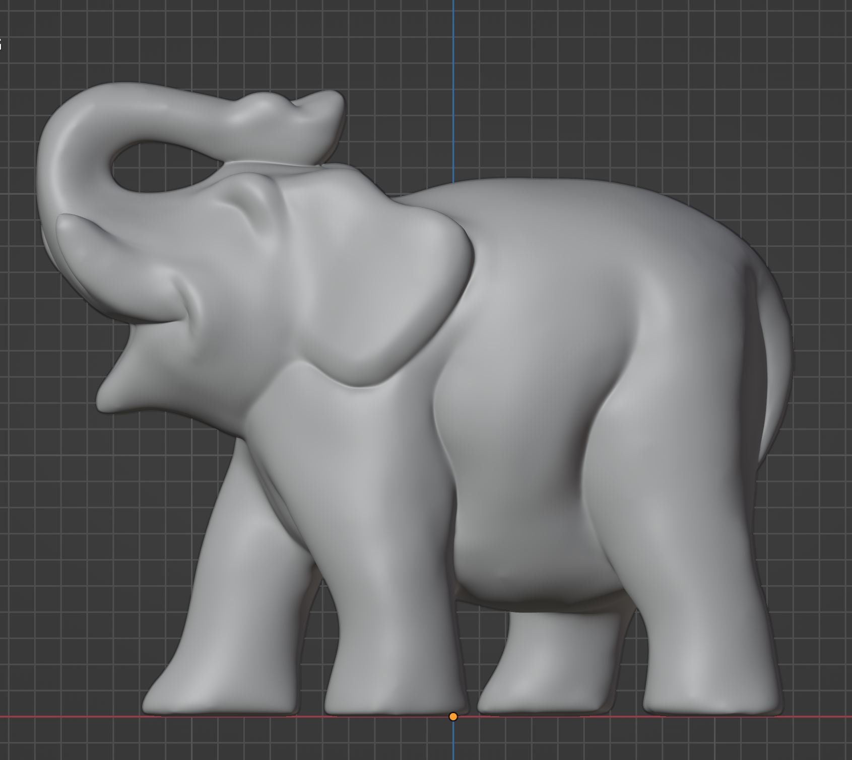 Elephant 3D Model: STL and OBJ Files for 3D Printing - Etsy