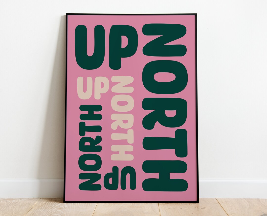 Up North Print / Northern Prints / Northerner Prints / British Culture ...