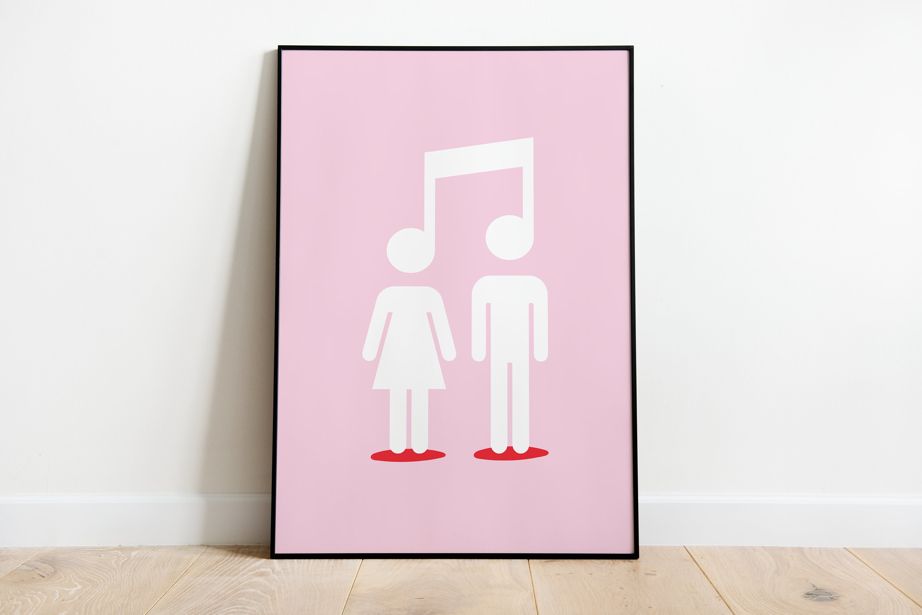 Music Wall Art Print / Music Note Poster / Music Lover Art / A5 A4 A3 ...