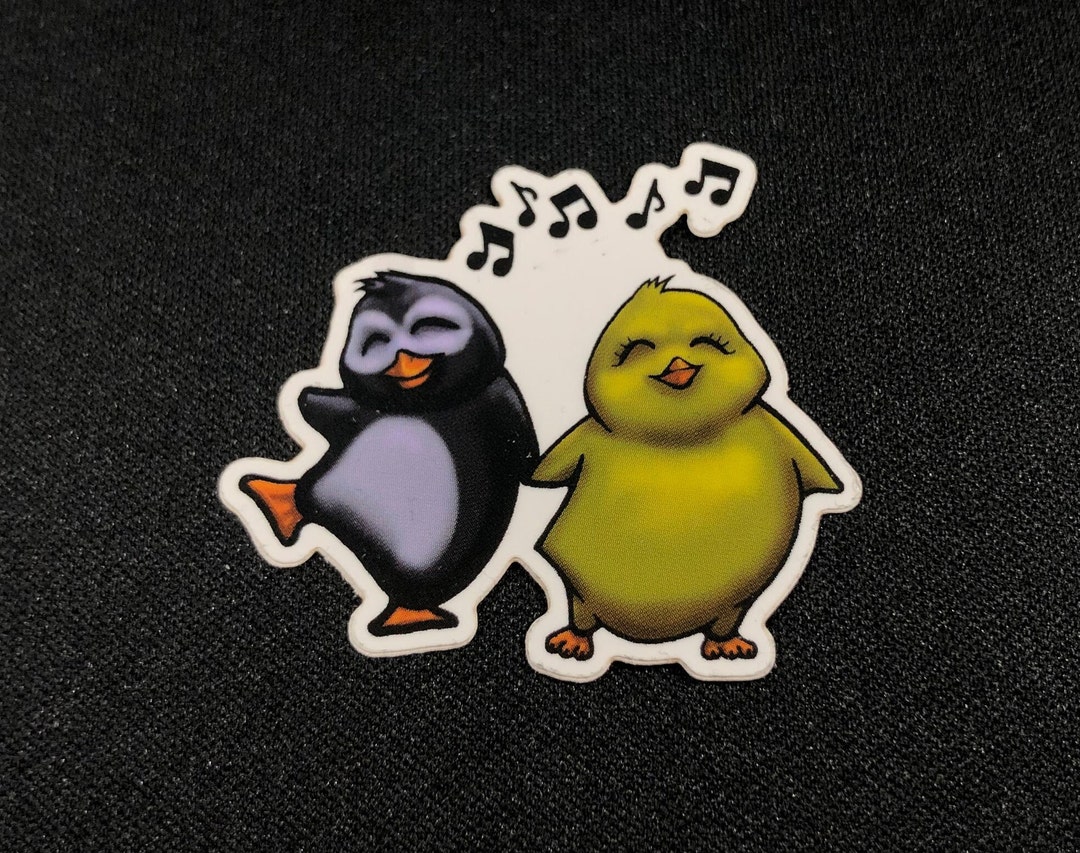 Pengu & Chickie Sticker Small - Etsy
