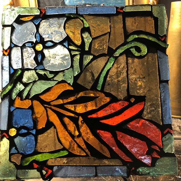 Violet Stained Glass - Etsy