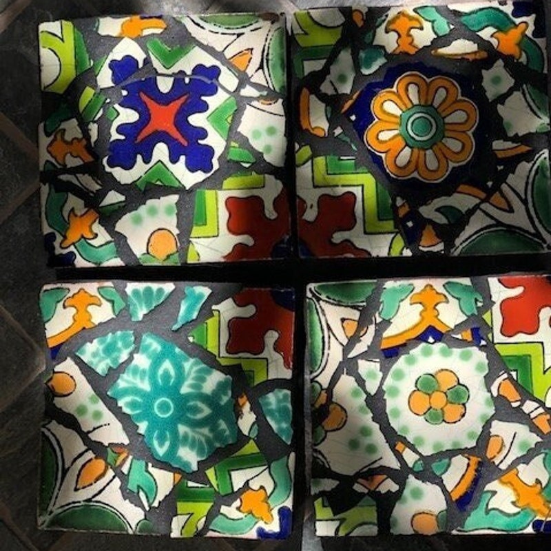 Mexican Mosaic Tiles - Etsy