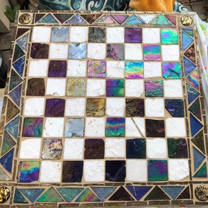 Custom Standard Stained Glass Chess/checkerboards/chessboards - Etsy