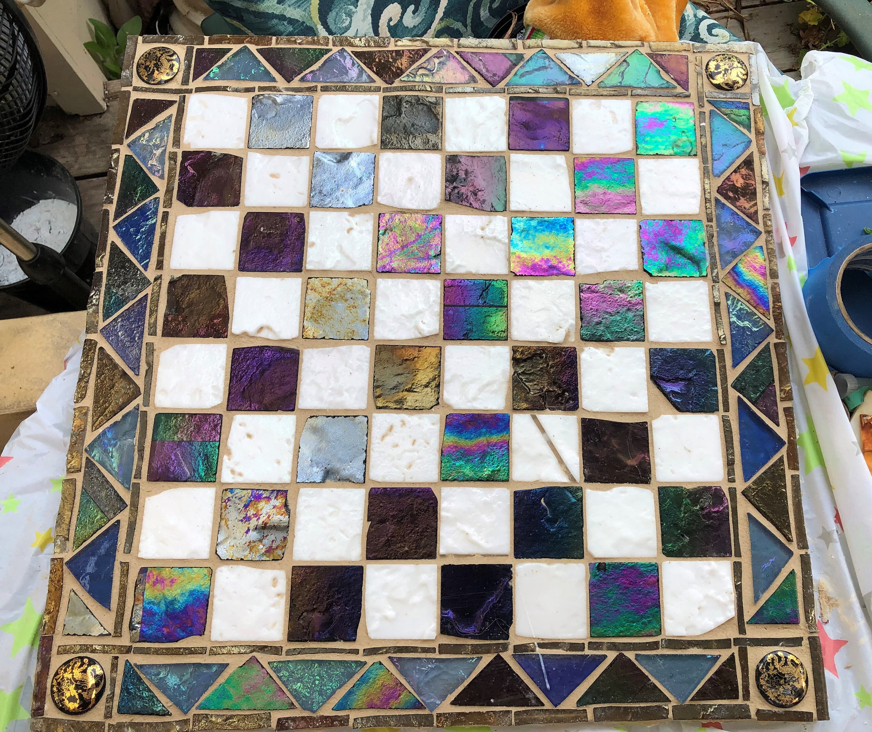Custom Tournament Stained Glass Checkerboards/chessboards - Etsy