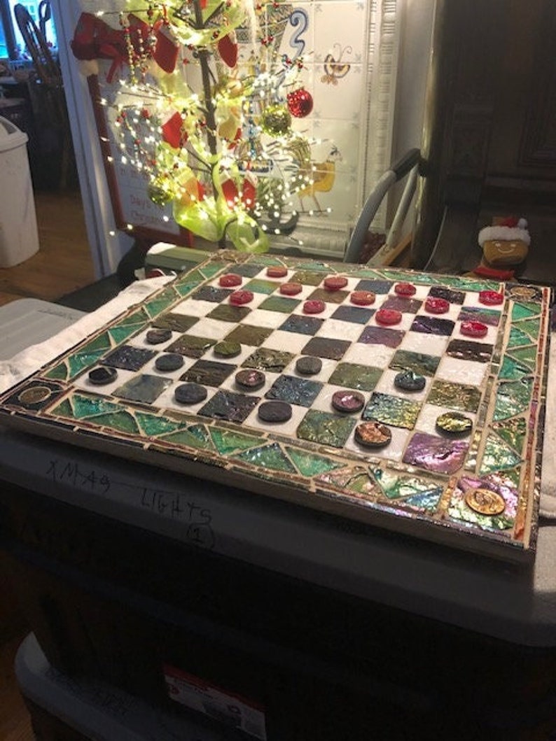 Custom Standard Stained Glass Chess/checkerboards/chessboards - Etsy