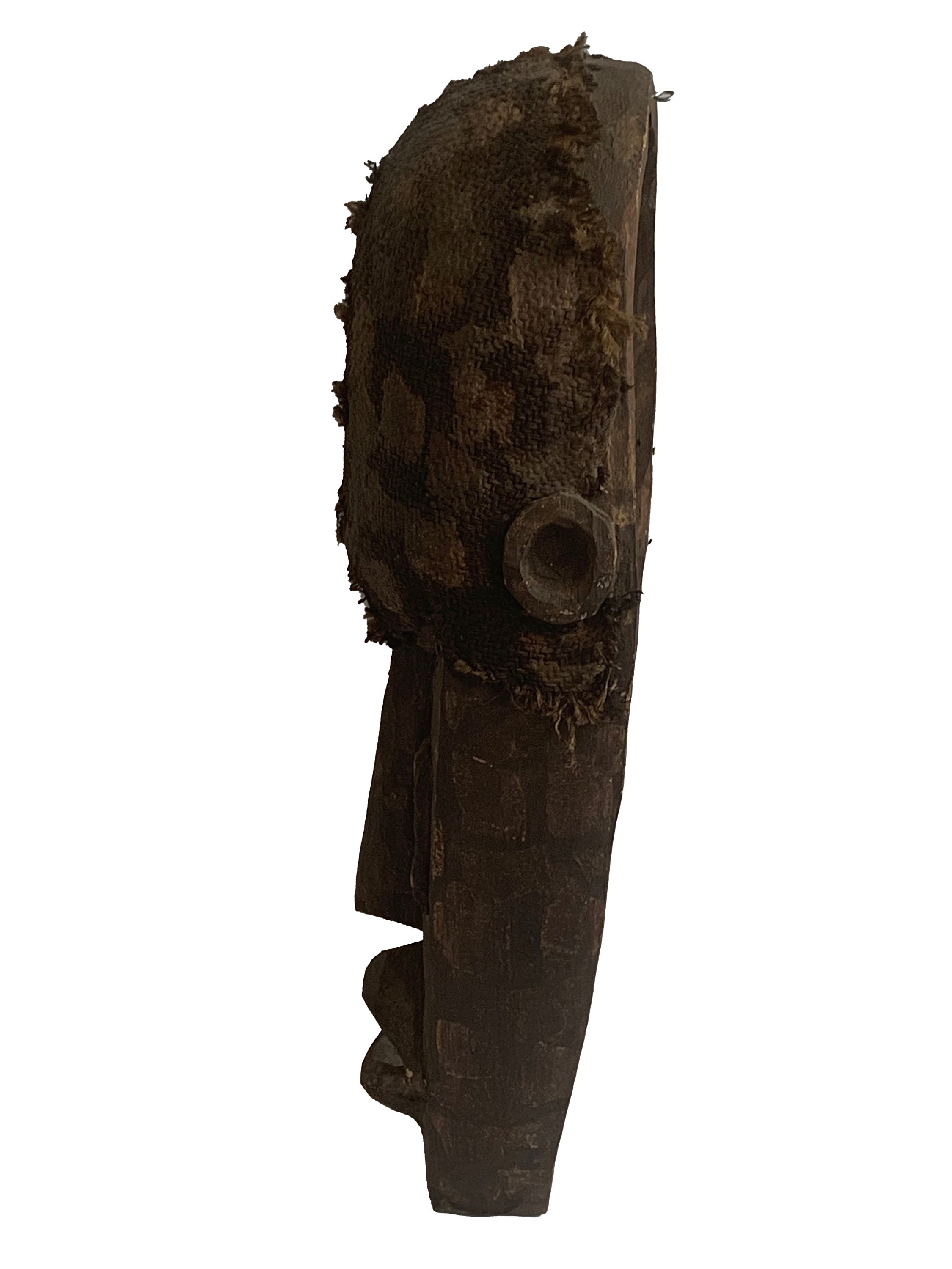 Ashanti Tribal Mask Ghana Wood Cloth and Cowrie Shells - Etsy