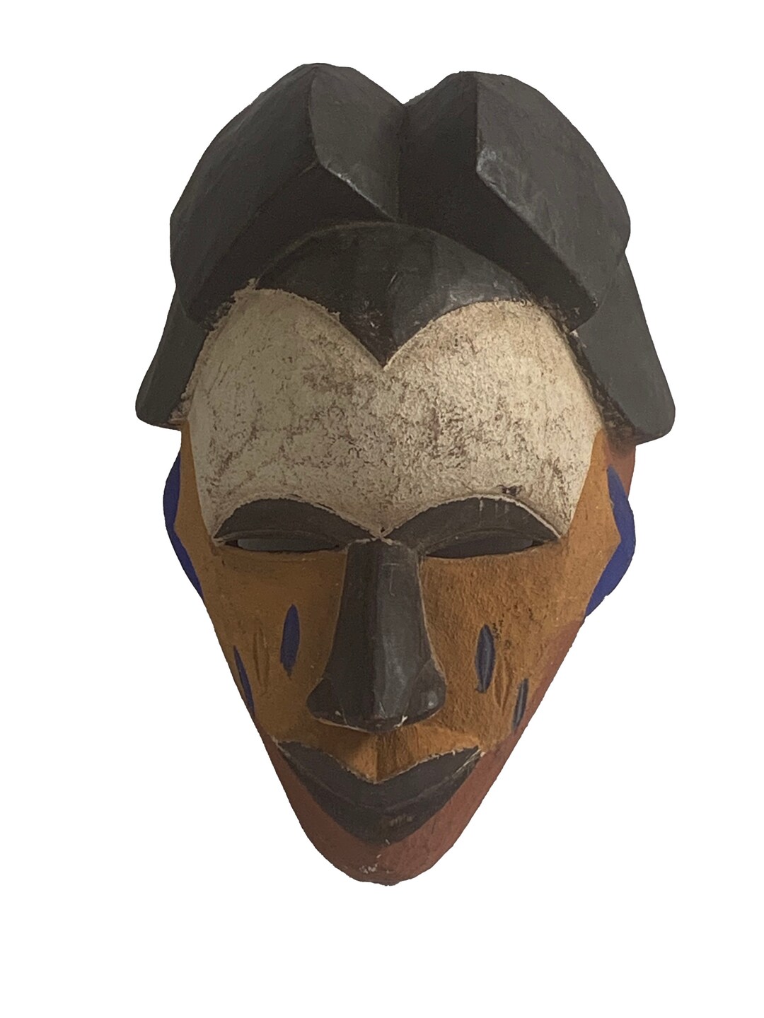 Fang Tribal Mask, Wood Carving, Hand-crafted, Gabon, Traditional ...